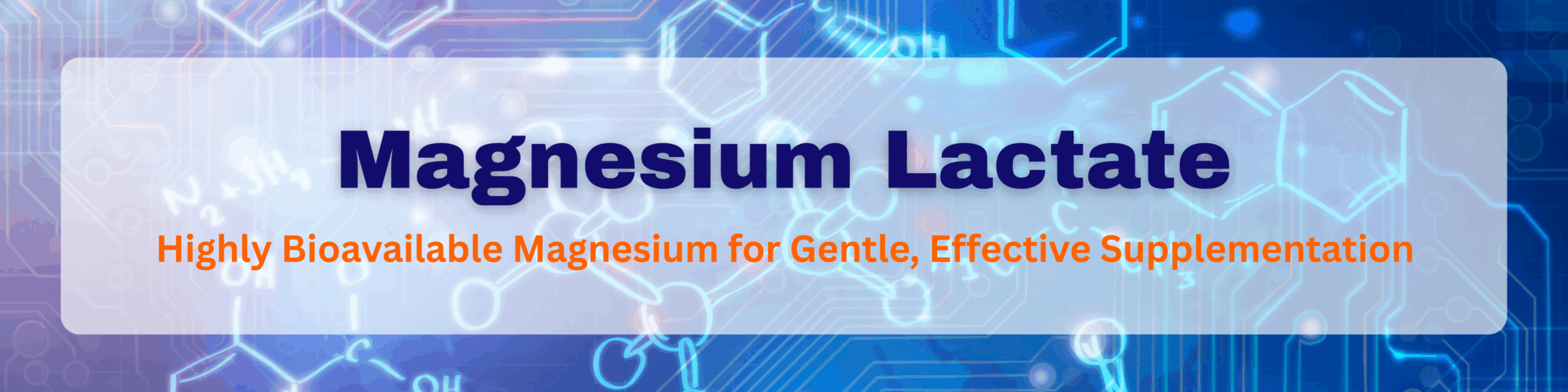 Buy Magnesium Lactate Bulk | Pharma & Nutraceutical Grade | Europe Asia ...